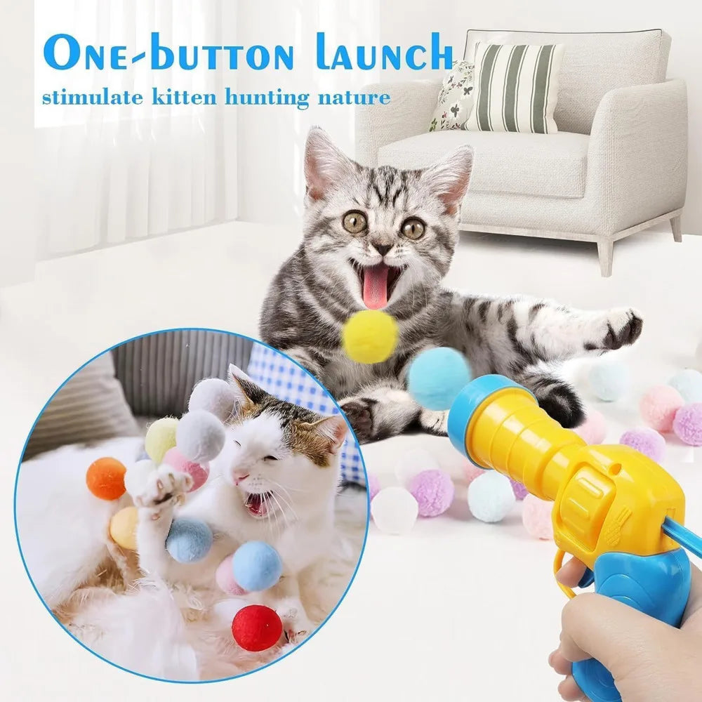Interactive Cat Tease Toy Gun – Fabehe